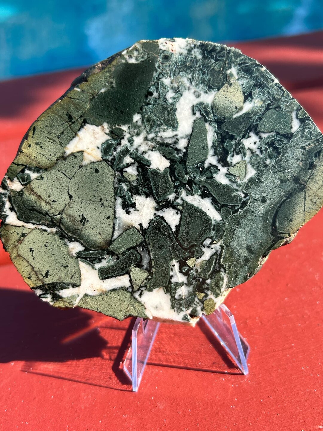 Vancouver Island Dallasite Breccia Slab Polished - Etsy