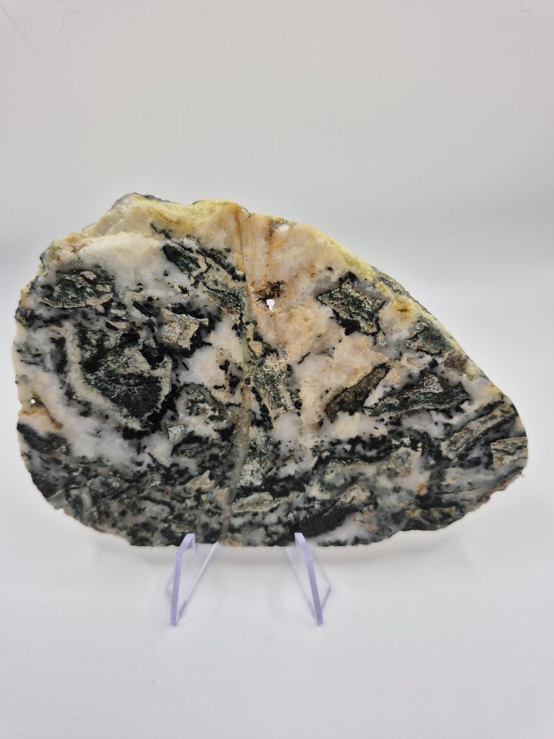 BC Dallasite Breccia Mossy Slab - Etsy