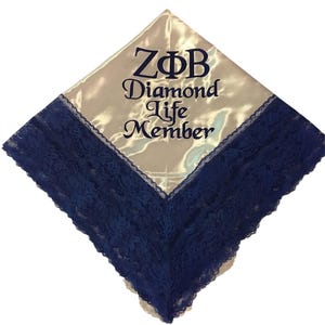 Women’s Lap Scarves, Personalized Sorority Lap Scarf, Custom First Lady ...