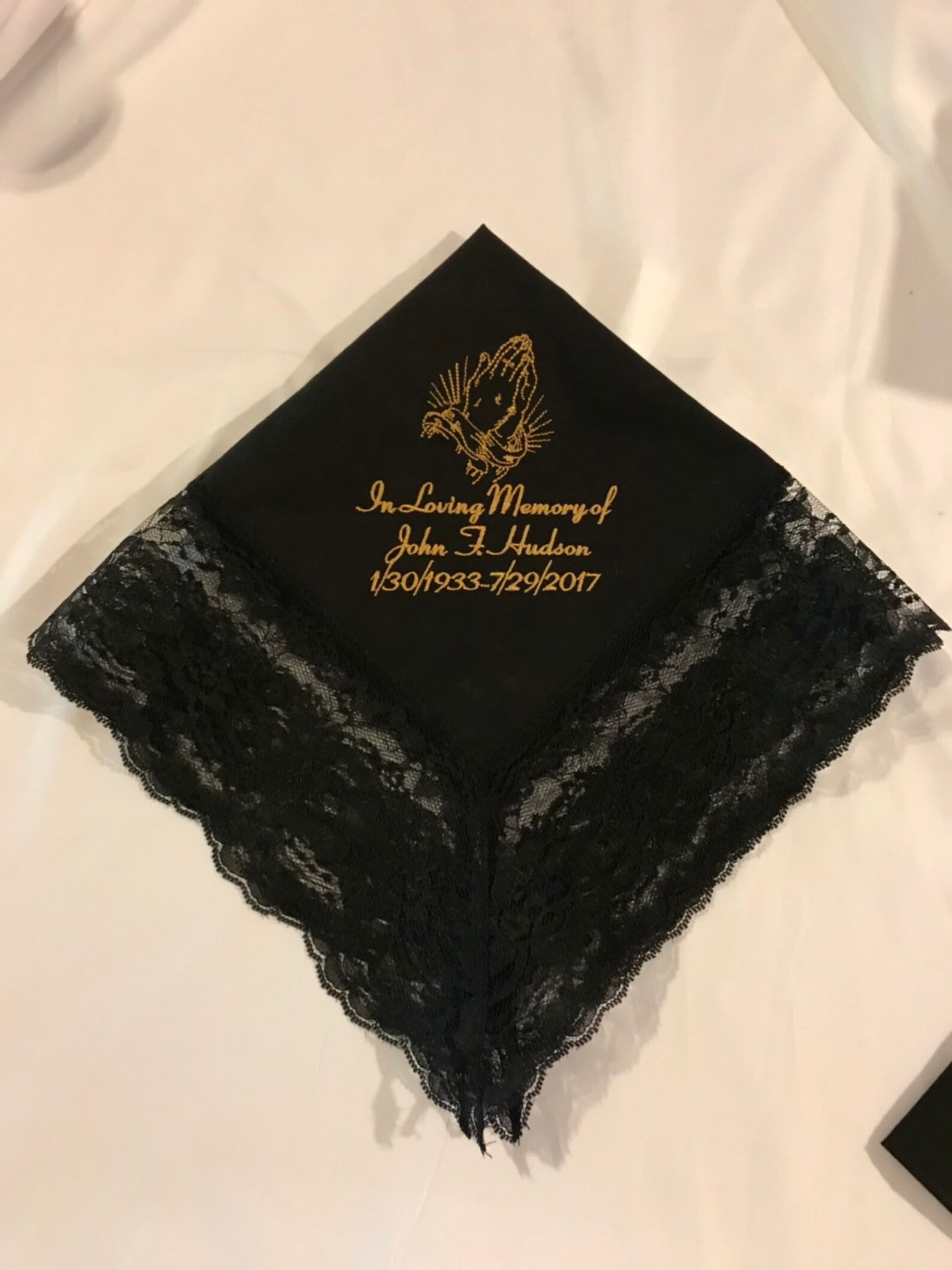 Women’s Memorial Handkerchief, in Memory of Handkerchief, Women’s ...