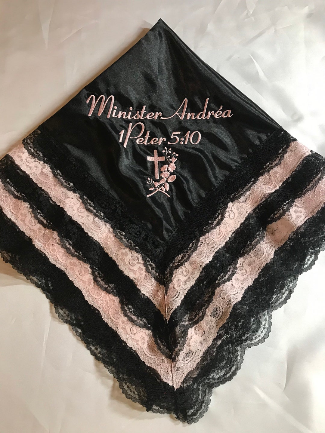 Women’s Church Lap Scarf, Personalized Lap Scarves, Monogram Lap Cloth ...