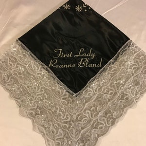 Church Lap Scarf for Women, Personalized Lap Scarves, First Lady Church ...