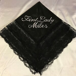 Church Lap Scarf, Personalized Lap Cloth, First Lady Lap Scarves, Satin ...