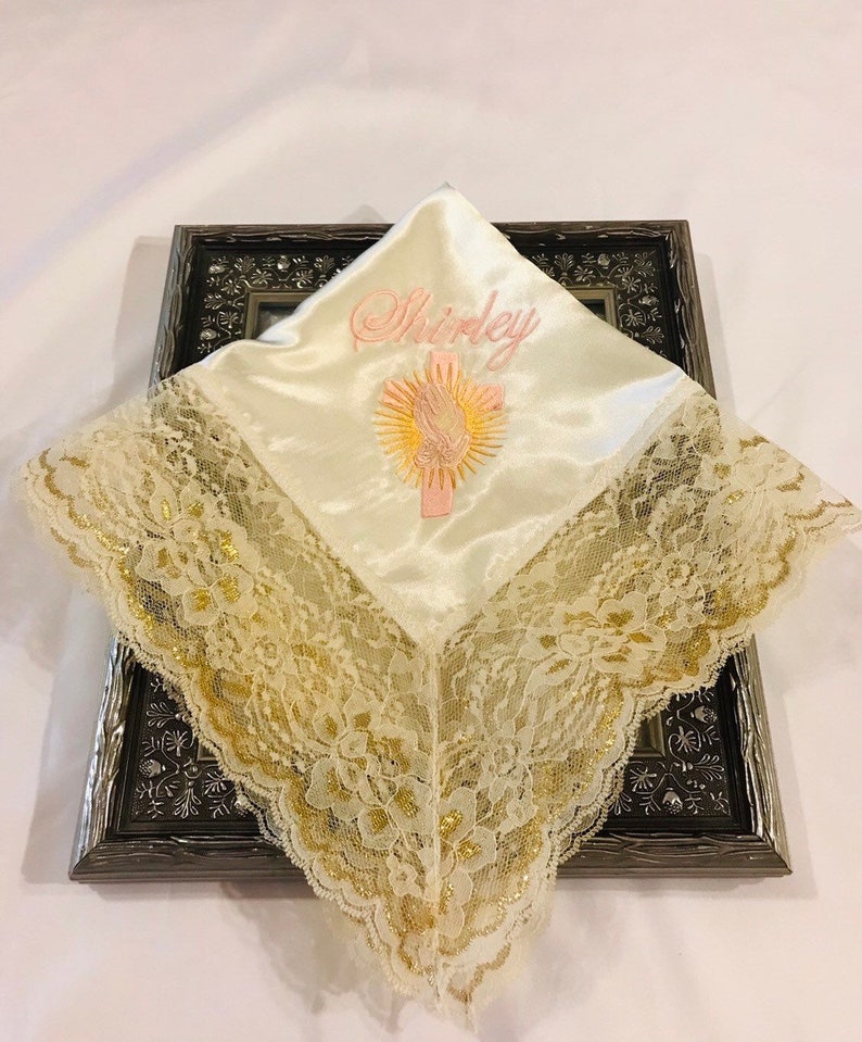 Women's Handkerchief, Church Handkerchief, Personalized Embroidered ...