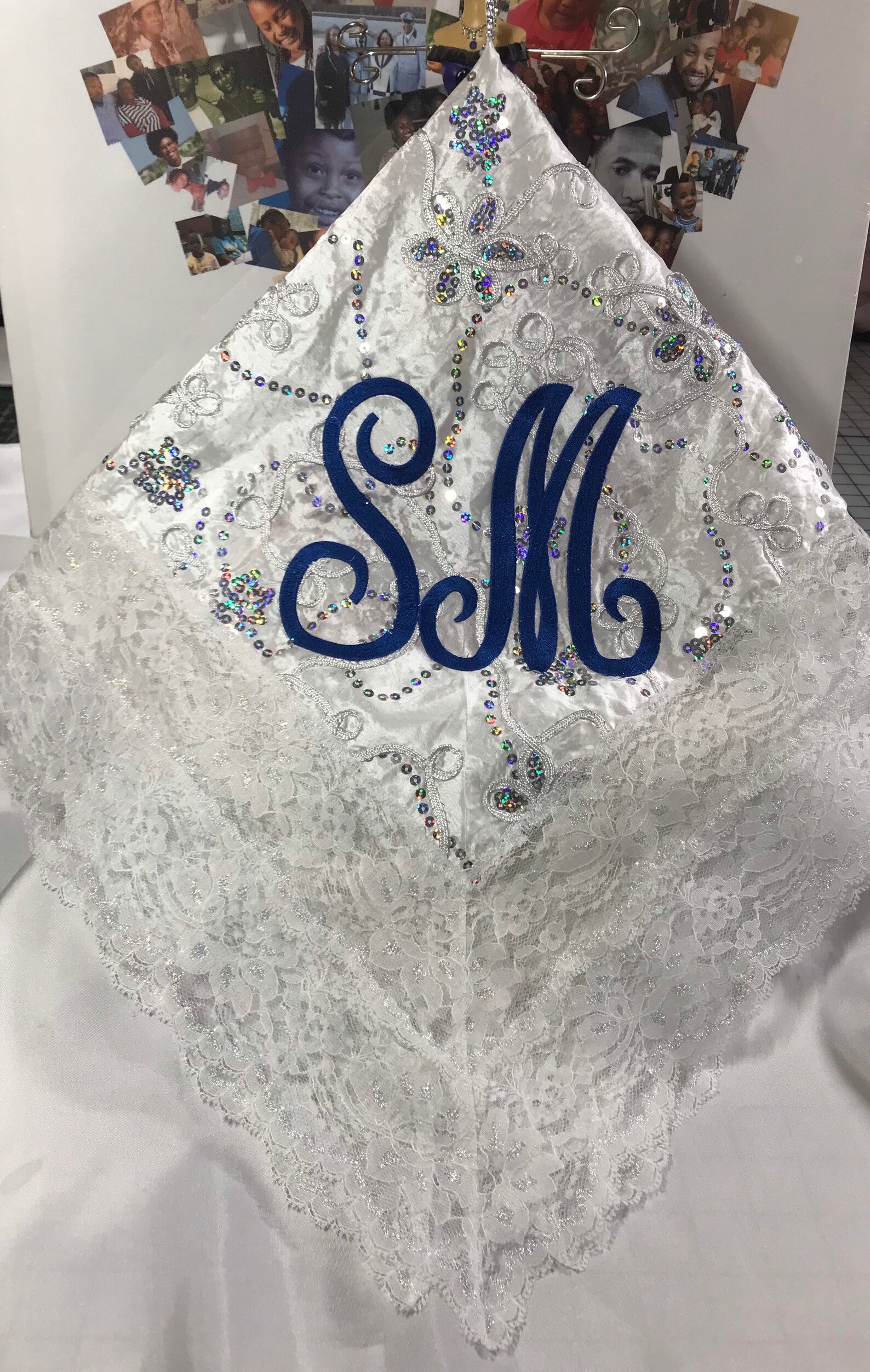 Church Lap Scarves Sequence, Personalized Lap Scarf, First Lady Church ...