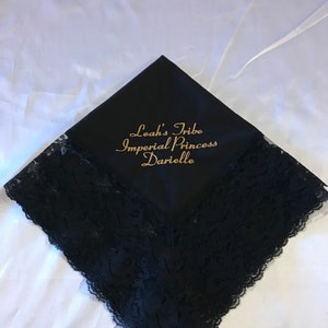 Women's Lace Handkerchief, First Lady Church Handkerchief, Embroidered ...