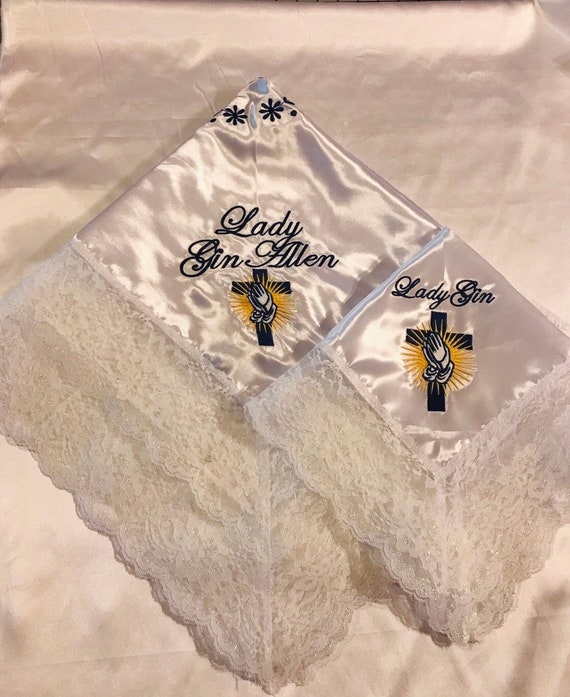 Church Lap Scarf Handkerchief Set Lap Cloth Hankie Set First | Etsy