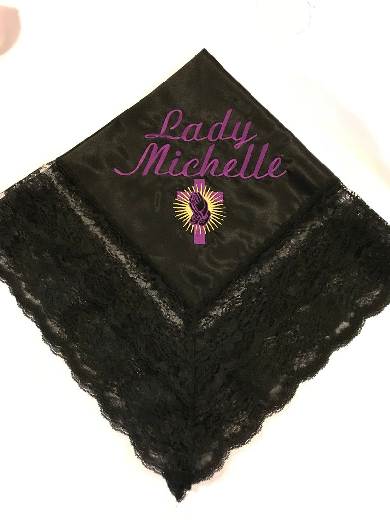 Women’s Church Lap Scarves, First Lady Church Lap Scarf, Monogrammed ...