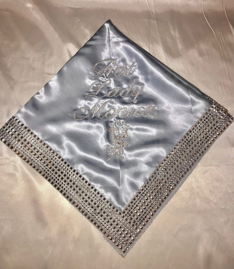 Faux Rhinestones Church Lap Scarves Church Lap Cloth First | Etsy