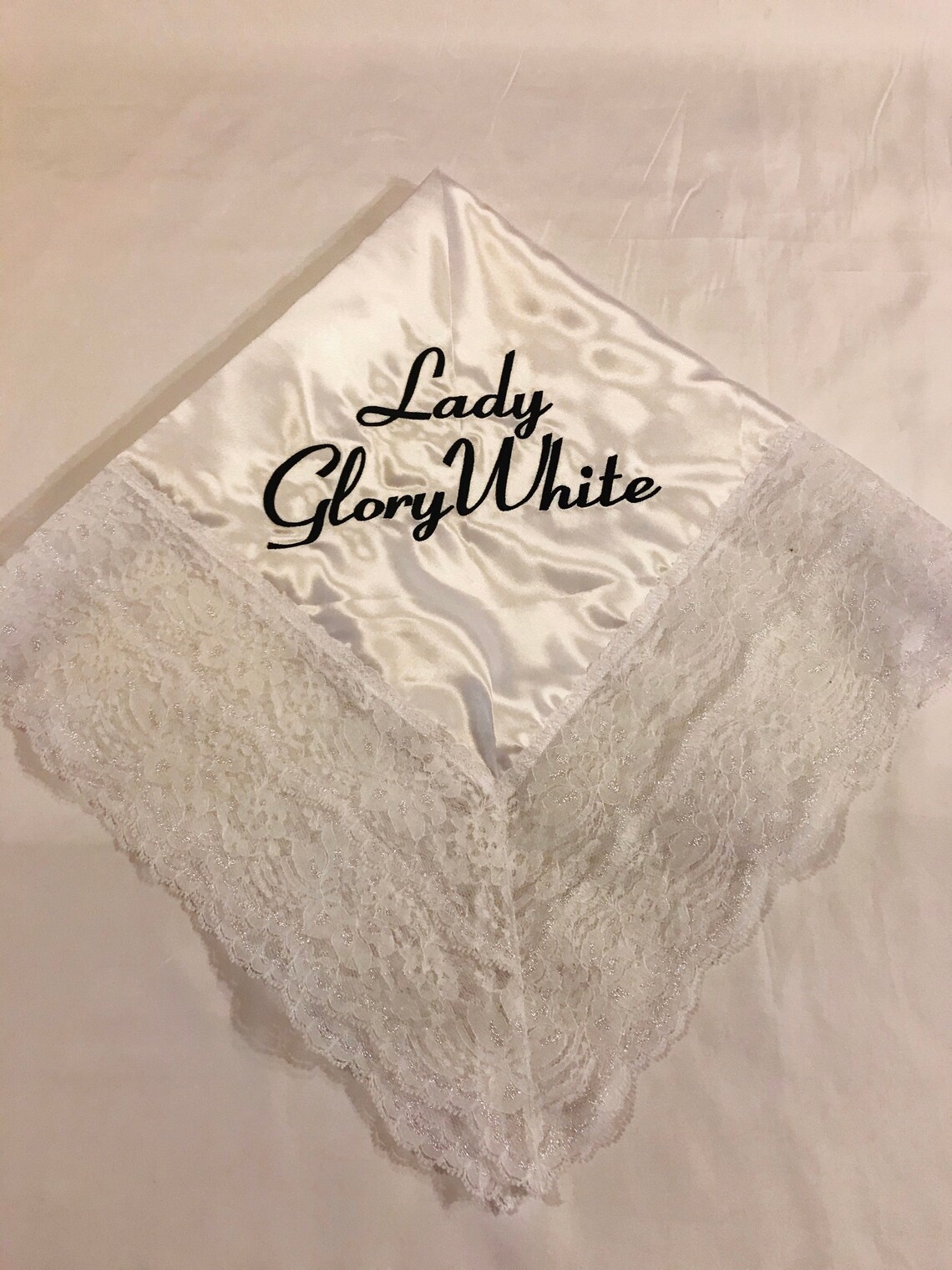 Women’s Lap Scarves Church Lap Scarf Custom First Lady Black Satin Lap ...