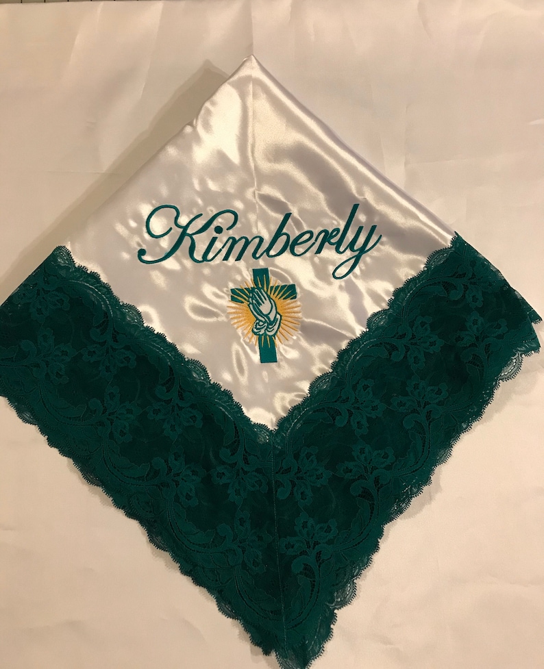 Women’s Lap Scarves Church Lap Scarf Custom First Lady Black Satin Lap ...