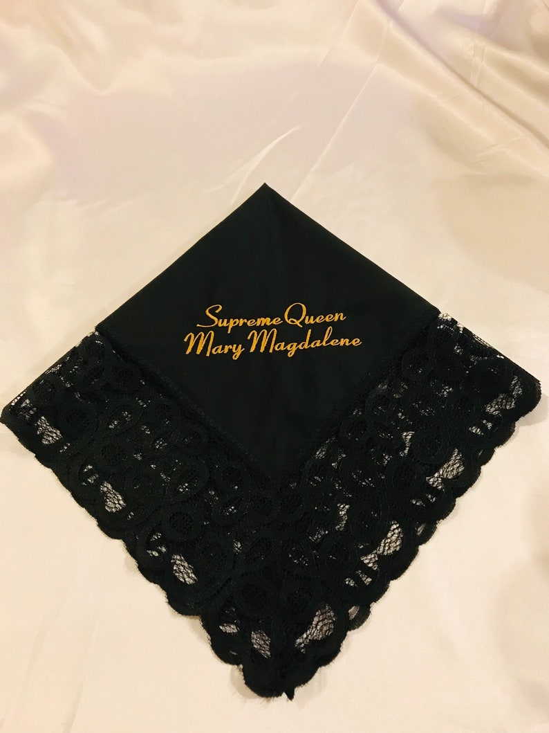 Women's Lace Handkerchief, First Lady Church Handkerchief, Embroidered ...
