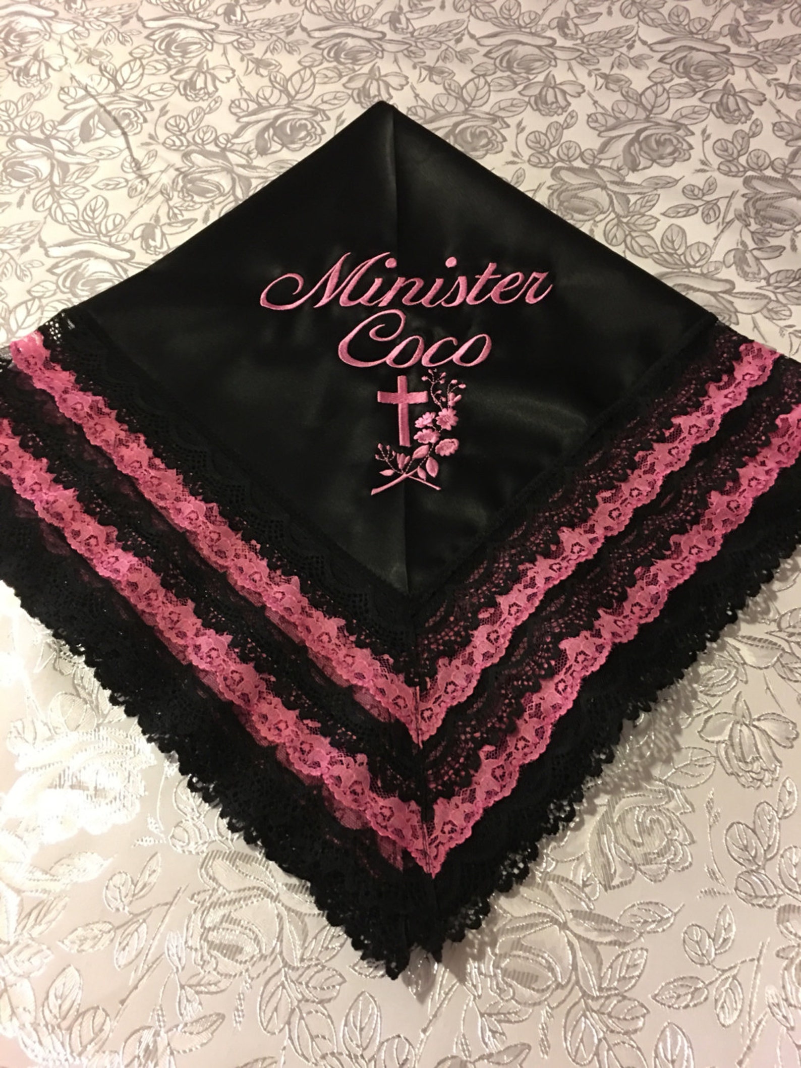 Womens Church Lap Scarf Personalized Lap Scarves Monogram | Etsy