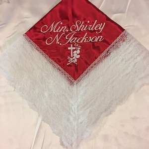 Church Lap Scarf, Personalized Modesty Lap Throw, First Lady Church Lap ...