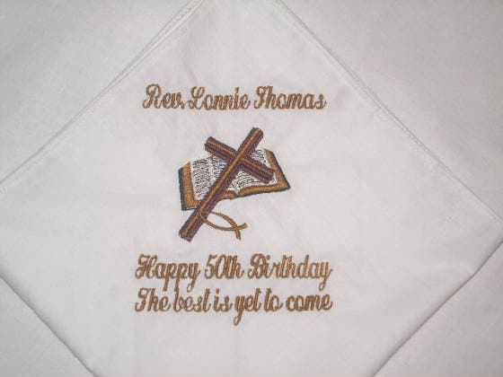 Personalized Mens Handkerchief, Custom Mens Handkerchief, Grooms Dad ...