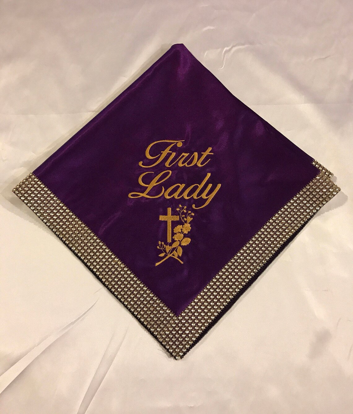 Church Lap Scarves Womens Church Lap Scarf First Lady Satin | Etsy