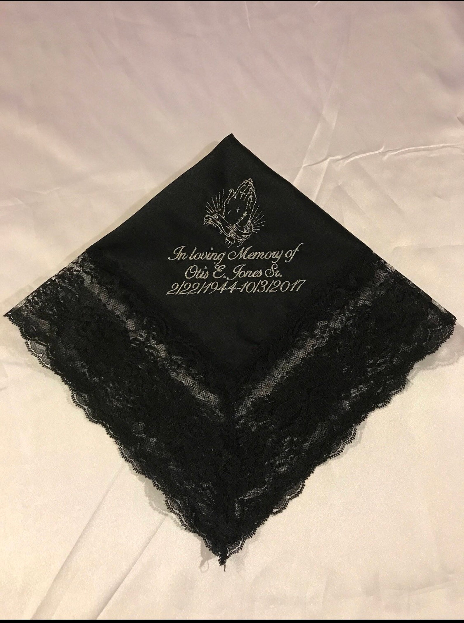 Women’s Memorial Handkerchief, in Memory of Handkerchief, Women’s ...