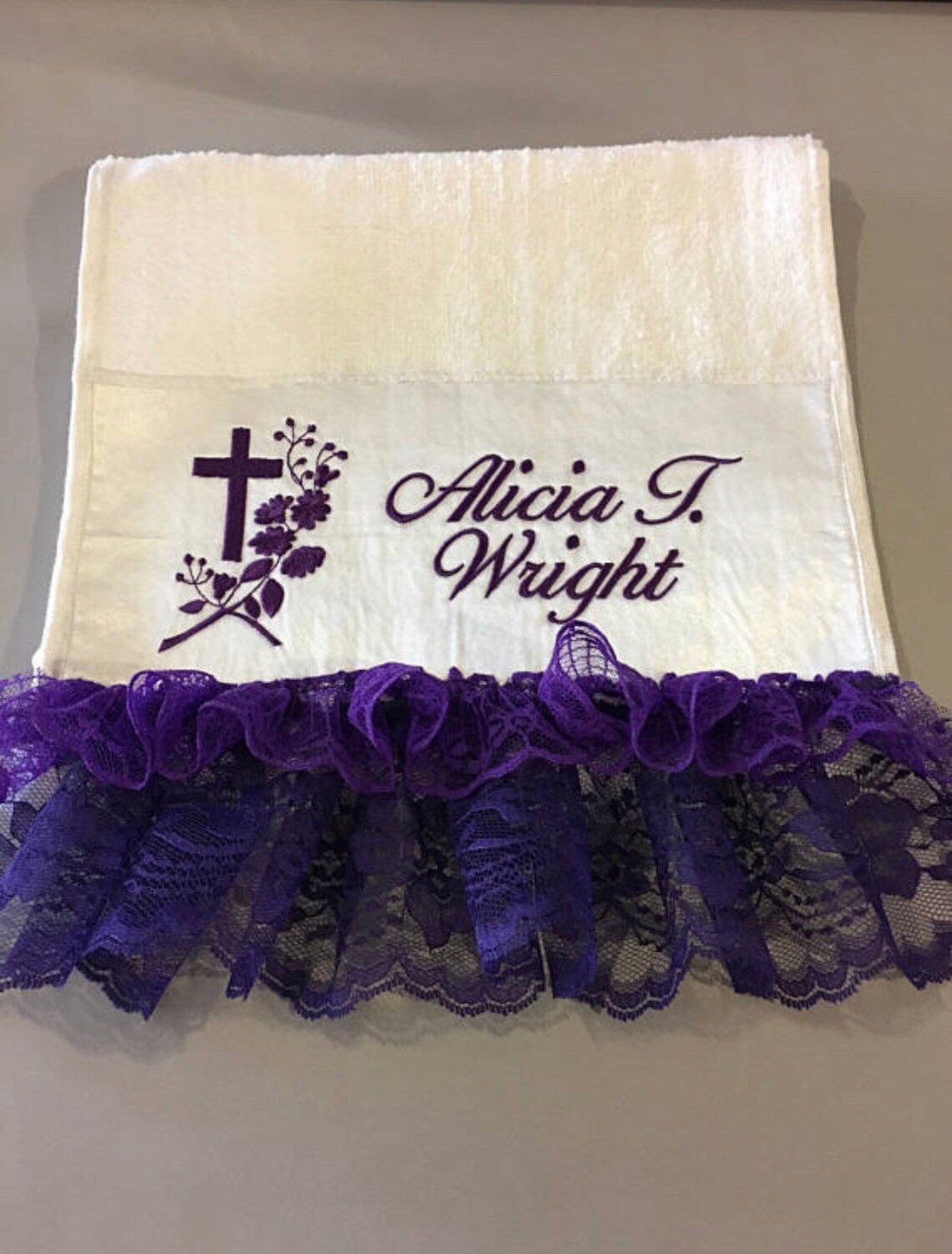 Custom Fingertip Towel First Lady Lace Hand Towel Fingertip | Etsy