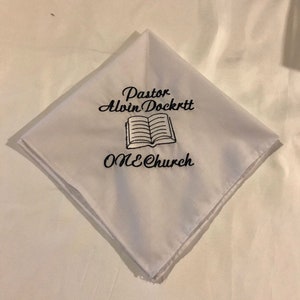 Custom Mens Handkerchief, Personalized Mens Handkerchief Embroidered ...