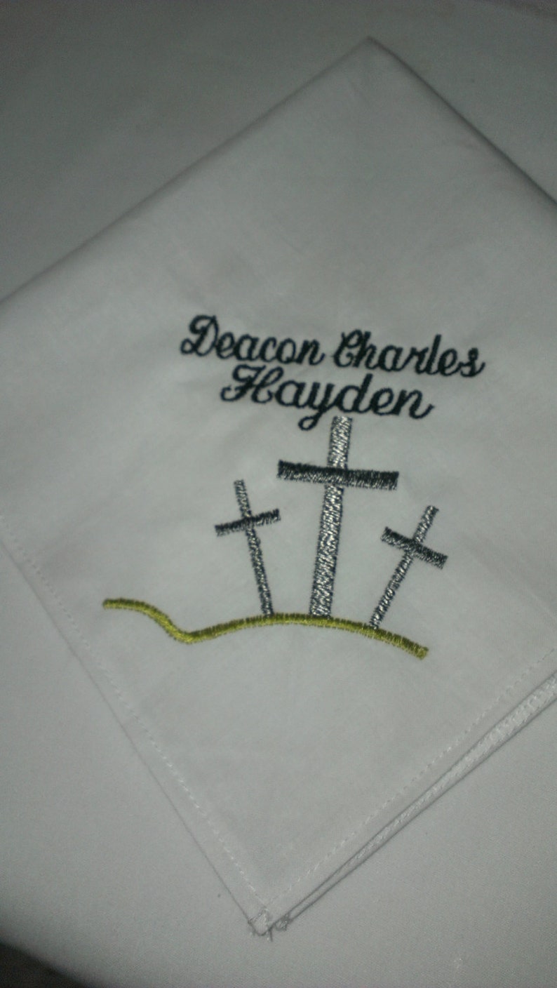 Personalized Mens Handkerchief, Custom Mens Handkerchief, Grooms Dad ...