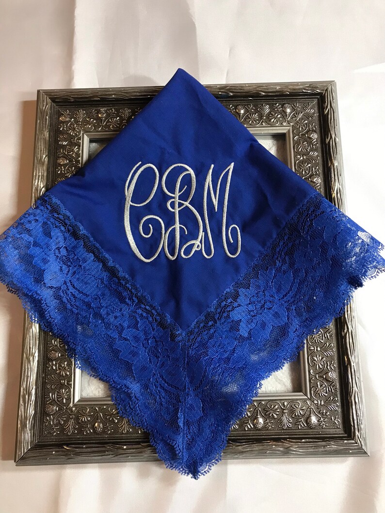 Women's Handkerchief Monogram Custom First Lady Church - Etsy.de