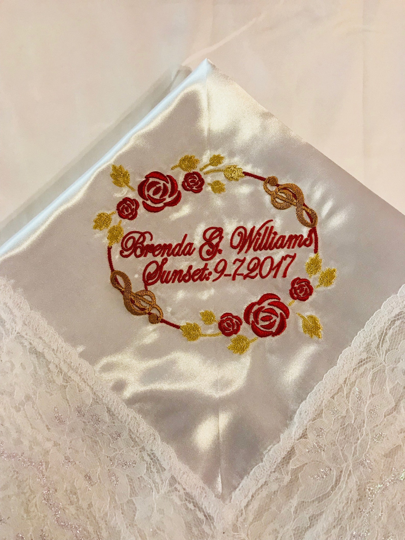 Women’s Memorial Handkerchief, in Memory of Handkerchief, Women’s ...