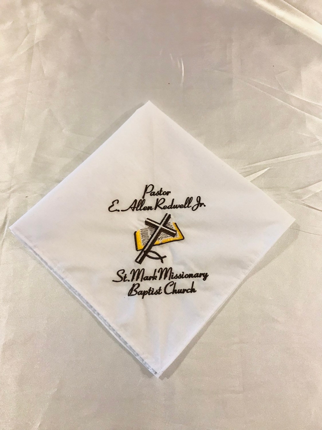 Custom Mens Handkerchief, Personalized Mens Handkerchief, Embroidered ...