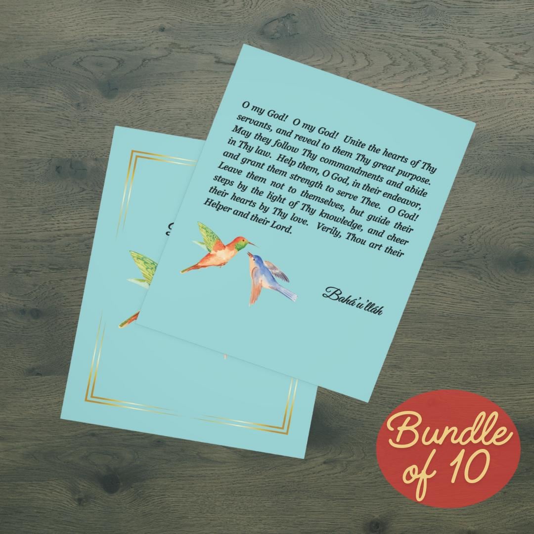 Unity Prayer Cards, Prayer Card Bundle of 10, Greeting Card Inserts ...