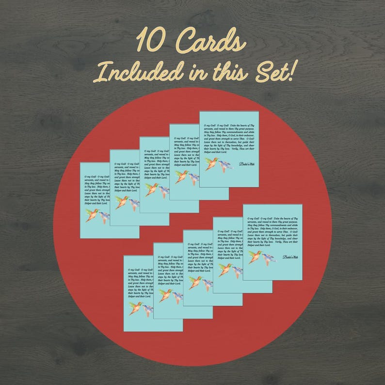 Unity Prayer Cards, Prayer Card Bundle of 10, Greeting Card Inserts ...