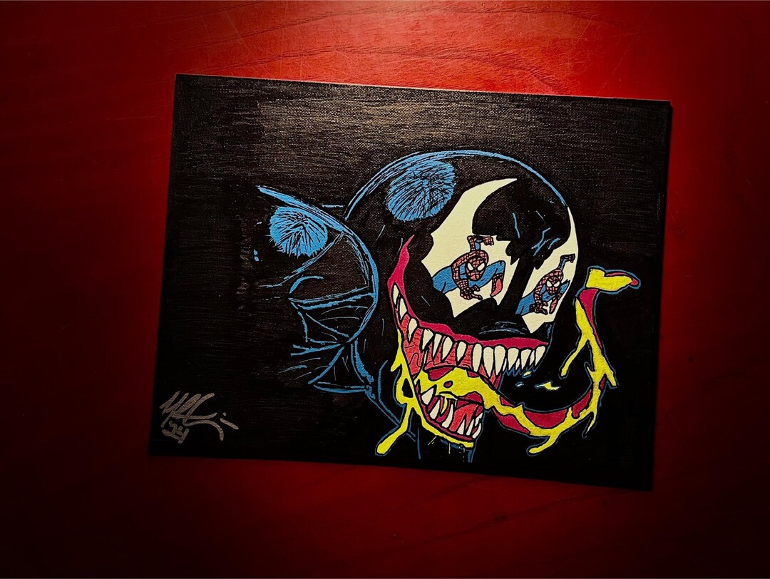 Customized ‘venom’ From Animated Spider-man Series. Hand Drawn ...