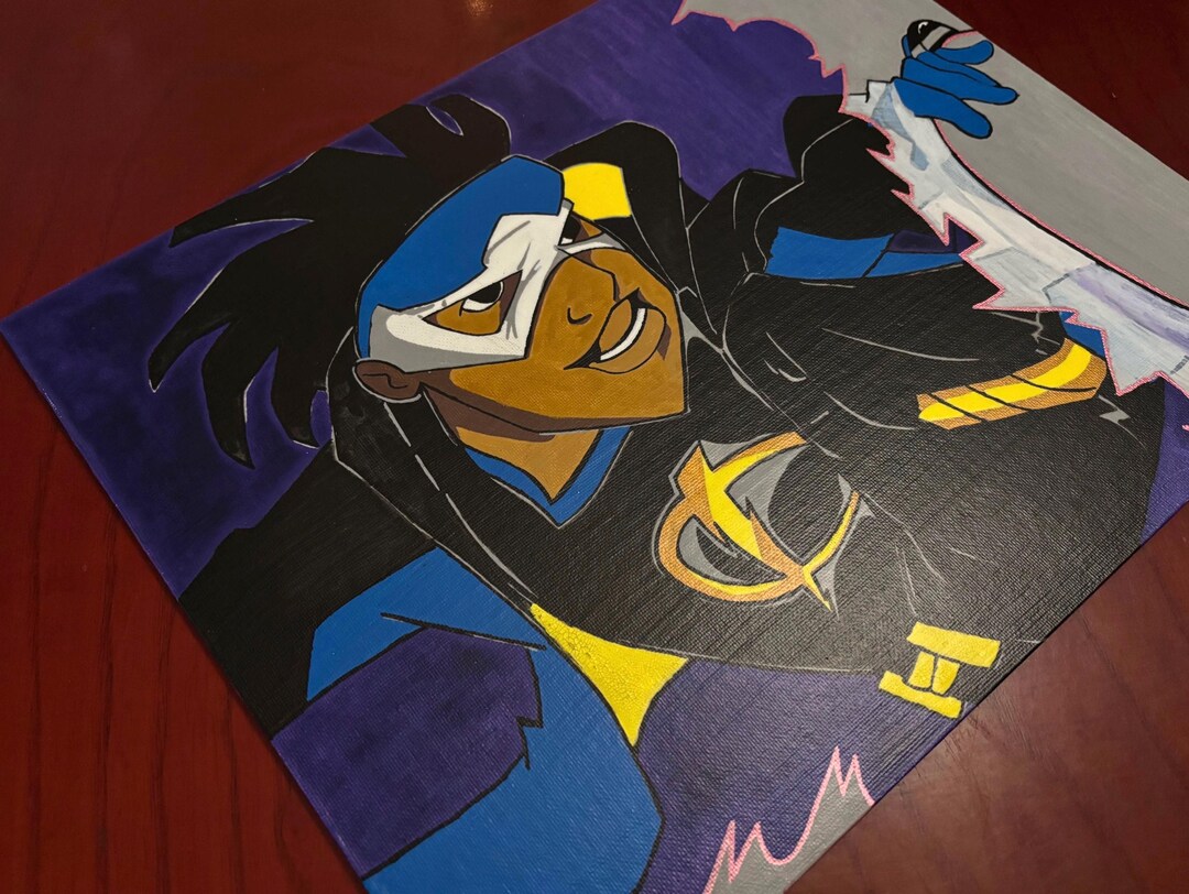 Customized ‘static Shock’ From Animated Static Shock Series. Hand Drawn ...