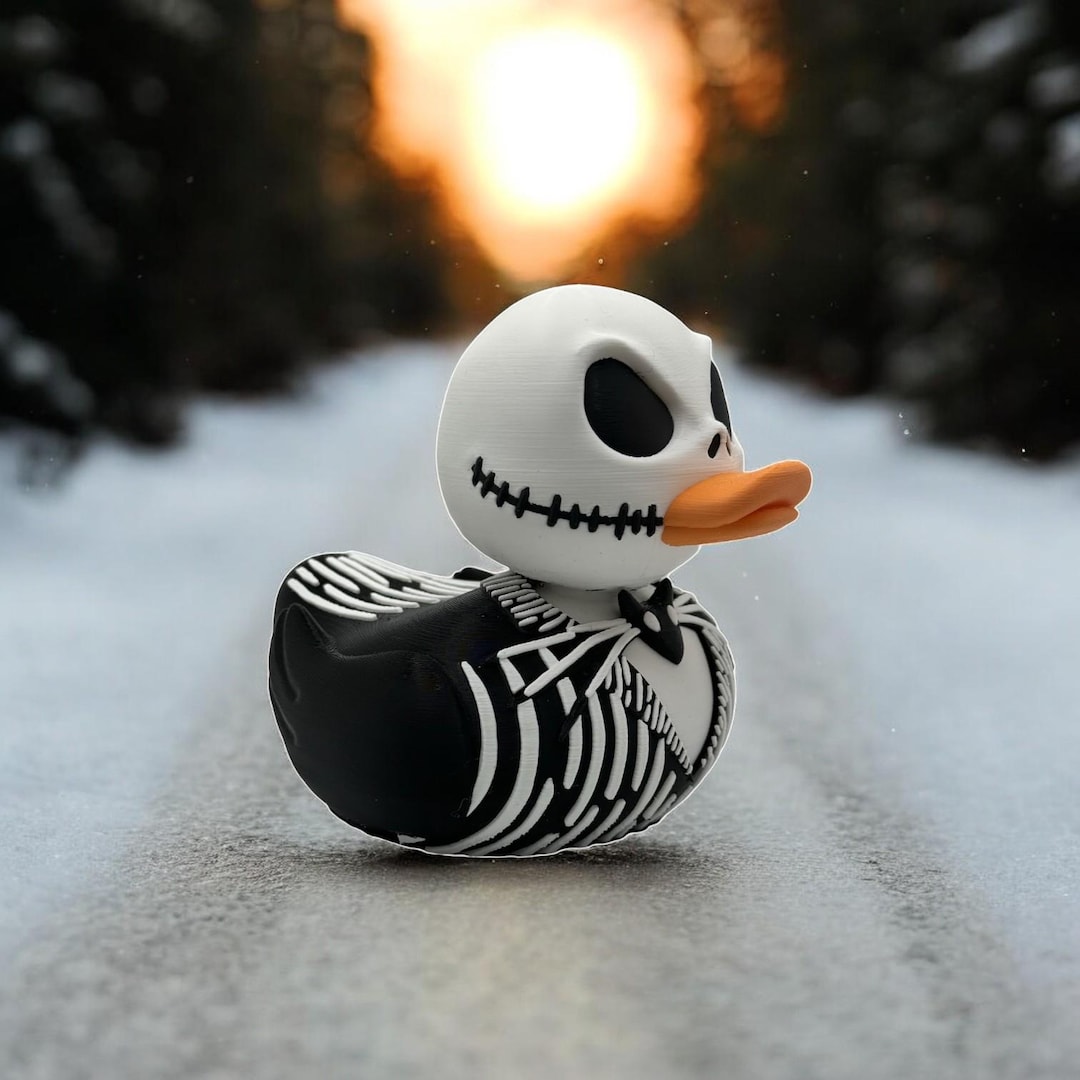 Jack Skellington-themed Rubber Duck 3D Printed Collectible for ...