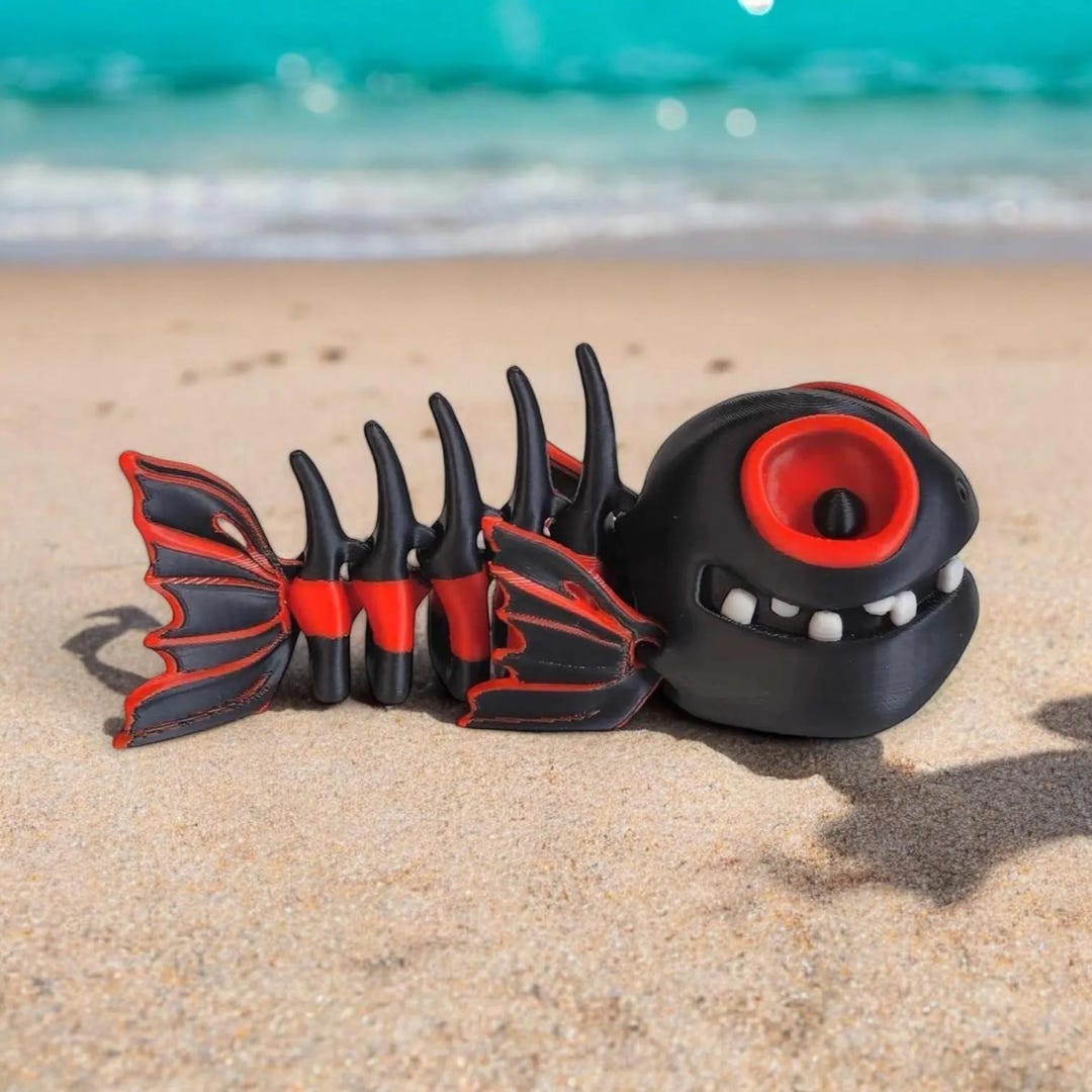 Flexi Factory Fish 3D Printed Articulated Fish Poseable & Fun ...