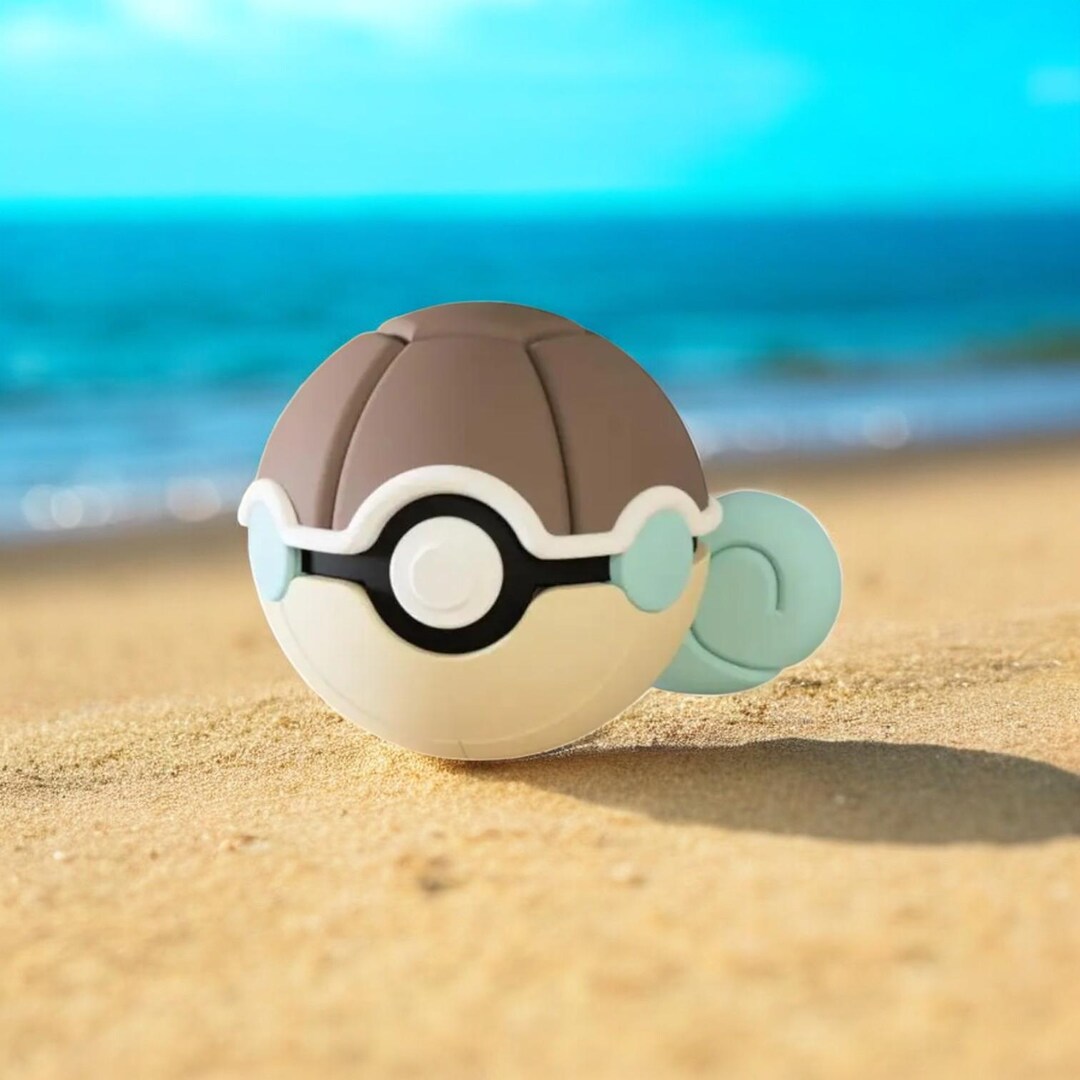 Squirtle Themed Monster Ball Unique Pokémon-inspired Collectible 3D ...