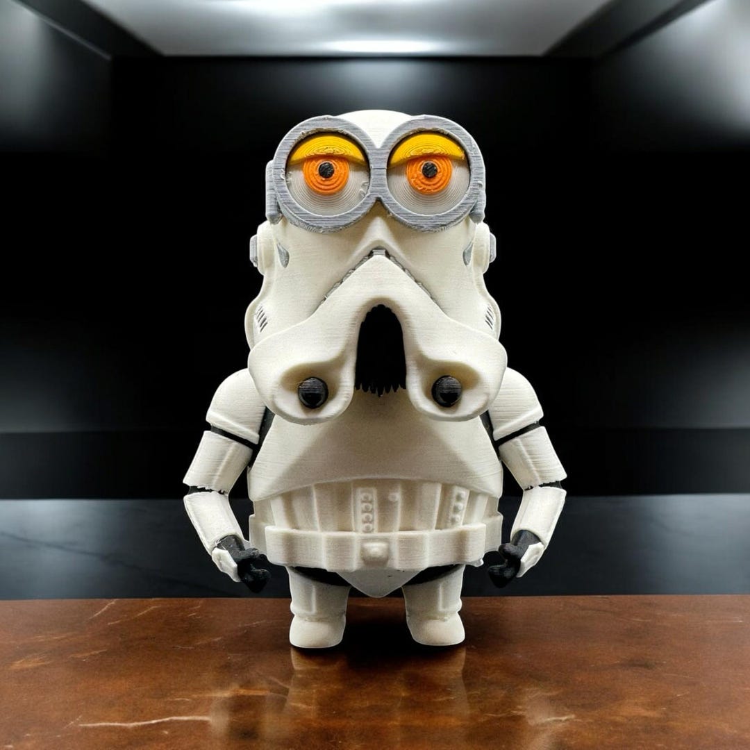Minion Trooper Figurine 3D Printed Star-inspired Minion Collectible Fun ...