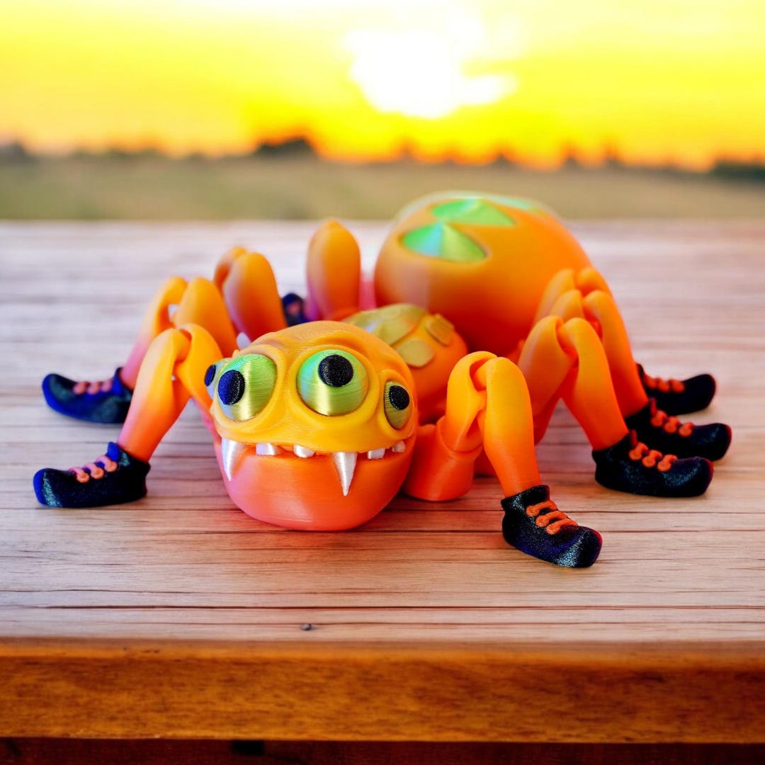 Flexi Factory Spider 3D Printed Articulated Spider Poseable & Fun ...