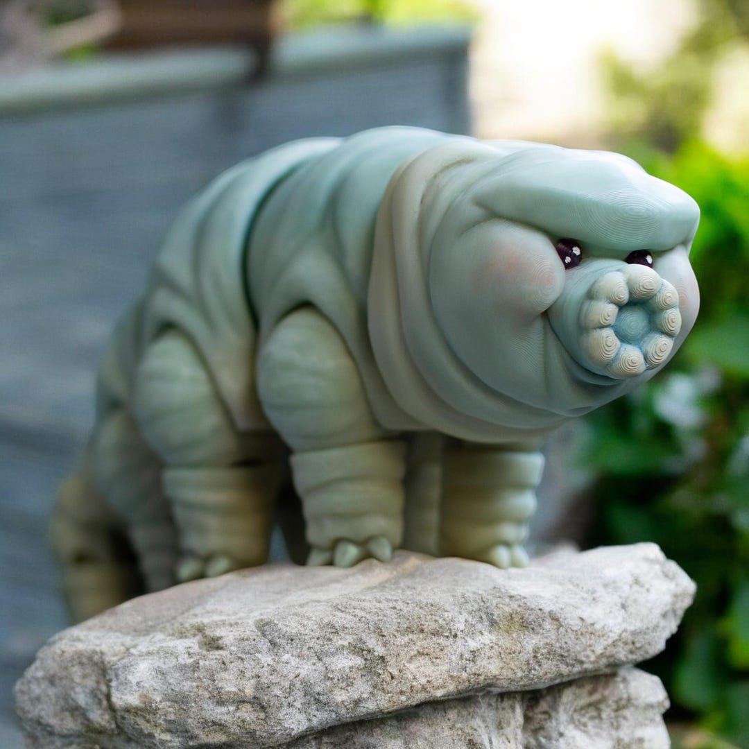 Articulated Tardigrade water Bear 3D Printed Articulated Fidget Toy ...