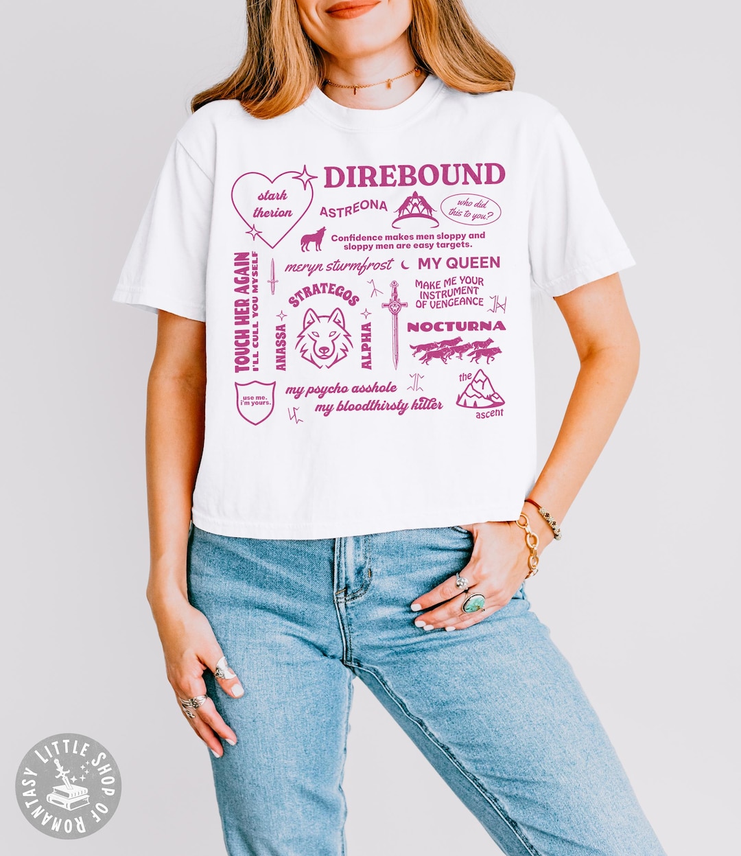 Direbound Quotes Crop Top Sable Sorensen - Etsy