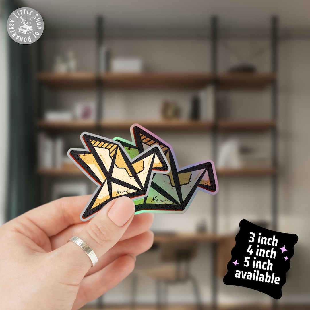 Nee Parchment Lark KISS CUT Holographic Sticker - When the Moon Hatched ...