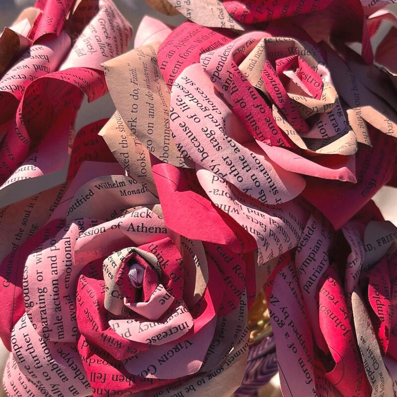 Upcycled Book Art - Etsy