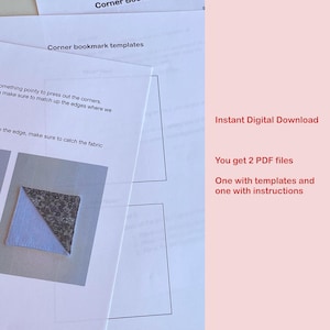 Corner Bookmark Pattern Pdf Diy - Etsy