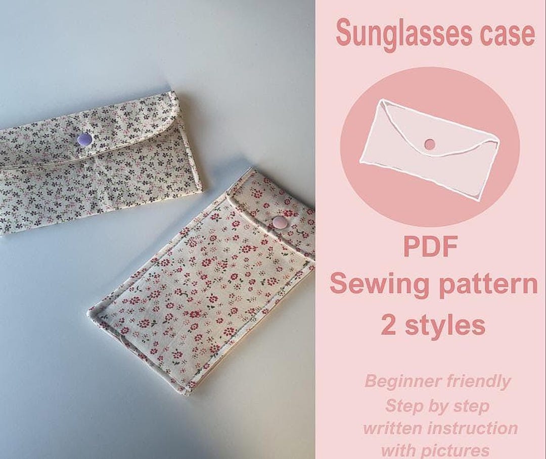 Glasses Case Sewing Pattern PDF - Etsy
