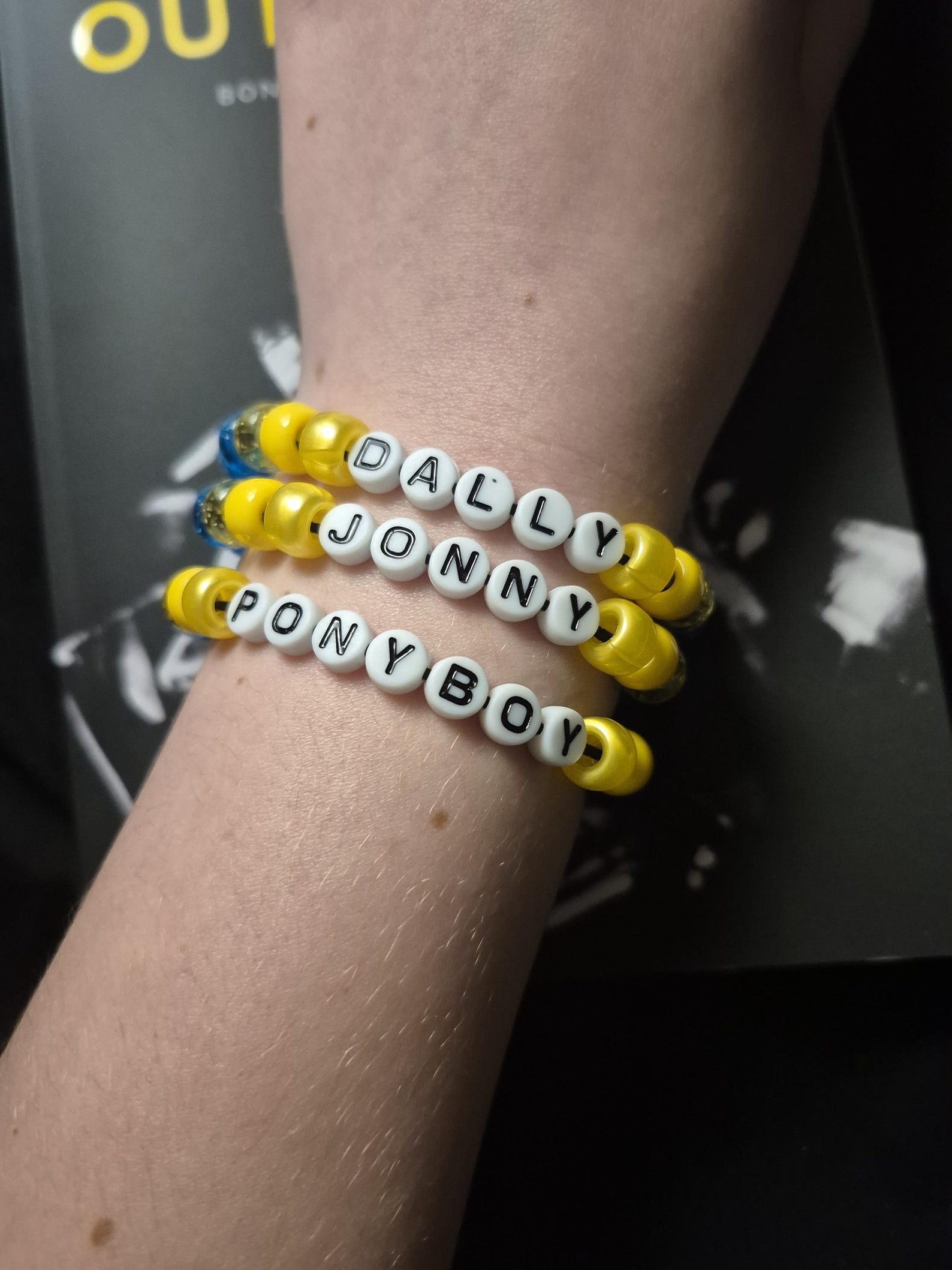 The Outsiders Matching Bracelets (ponyboy,johnny,dally) - Etsy