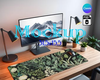 Mousepad Mockup, Large Mousepad Mockup, Desk Mat Mockup, Mouse Mat ...