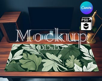 Mousepad Mockup, Large Mousepad Mockup, Desk Mat Mockup, Mouse Mat ...