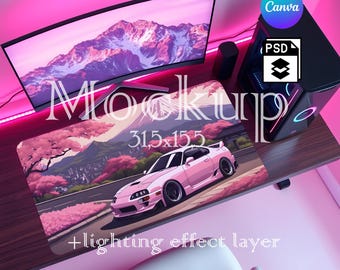 Mousepad Mockup, Large Mousepad Mockup, Desk Mat Mockup, Mouse Mat ...