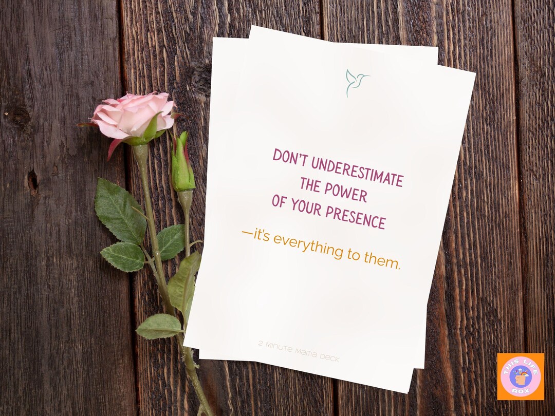 2 Minute Mama Deck Minimal Design, Self-care Cards, Mom Life, Mom Gift ...