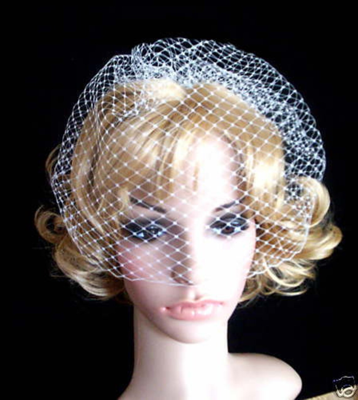 FRENCH IVORY White Rusian Veiling Blusher Wedding Veil With - Etsy