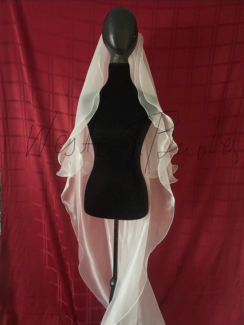 CRYSTAL SHEER , ORGANZA Wedding Soft Veil - Etsy