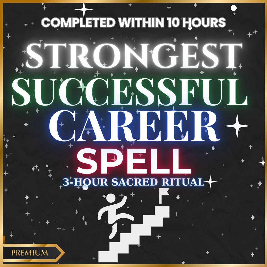 STRONGEST CAREER Successspell Achieve Goals and Prosperity Career ...